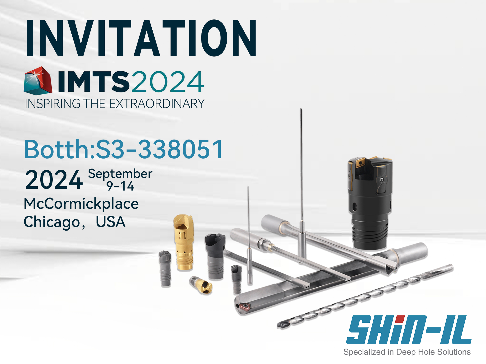 金秋将至， 信一秀塔克即将亮相IMTS展！ - SHIN-IL